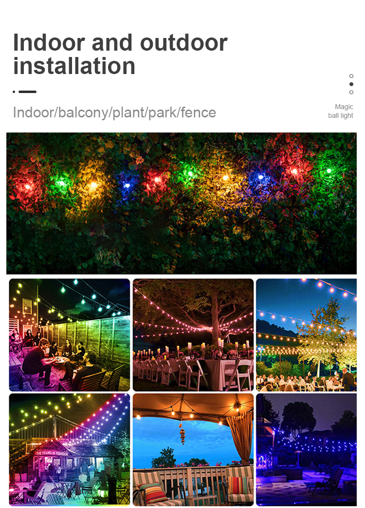 Outdoor Amusement Pixel Light 20mm Cabochon Park Lights SMD5050 RGB 12V ...