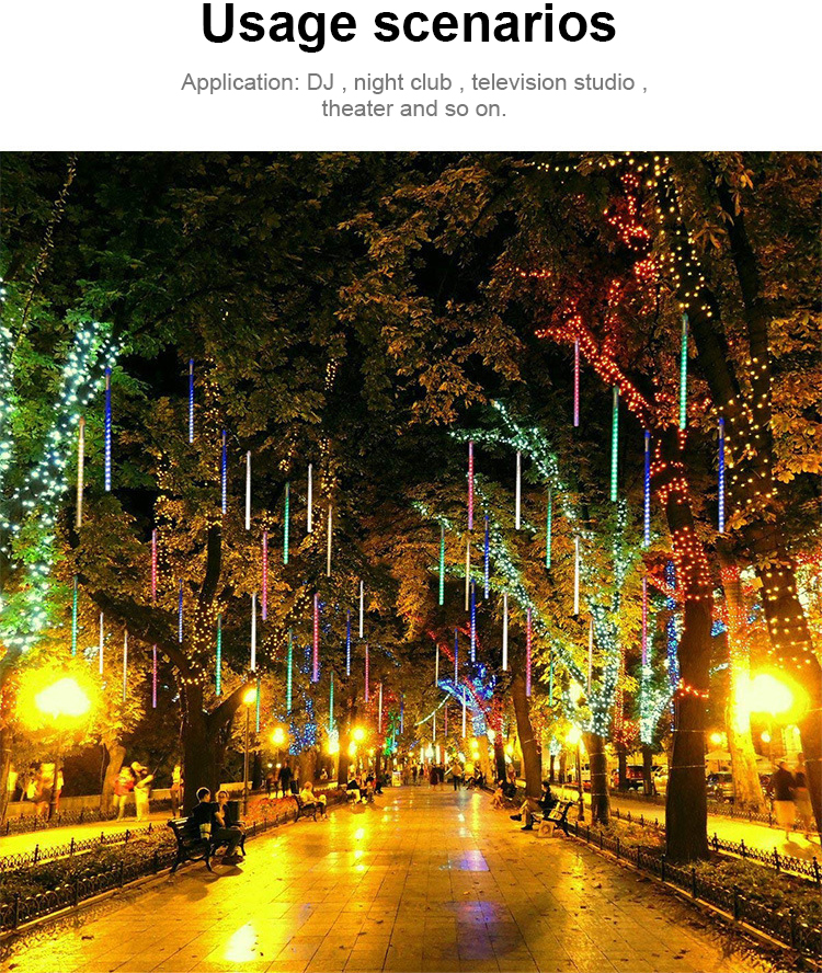 Meteor Shower Tube 360 Degree Dmx512 RGB LED Tube Bar Meteor Tube For ...